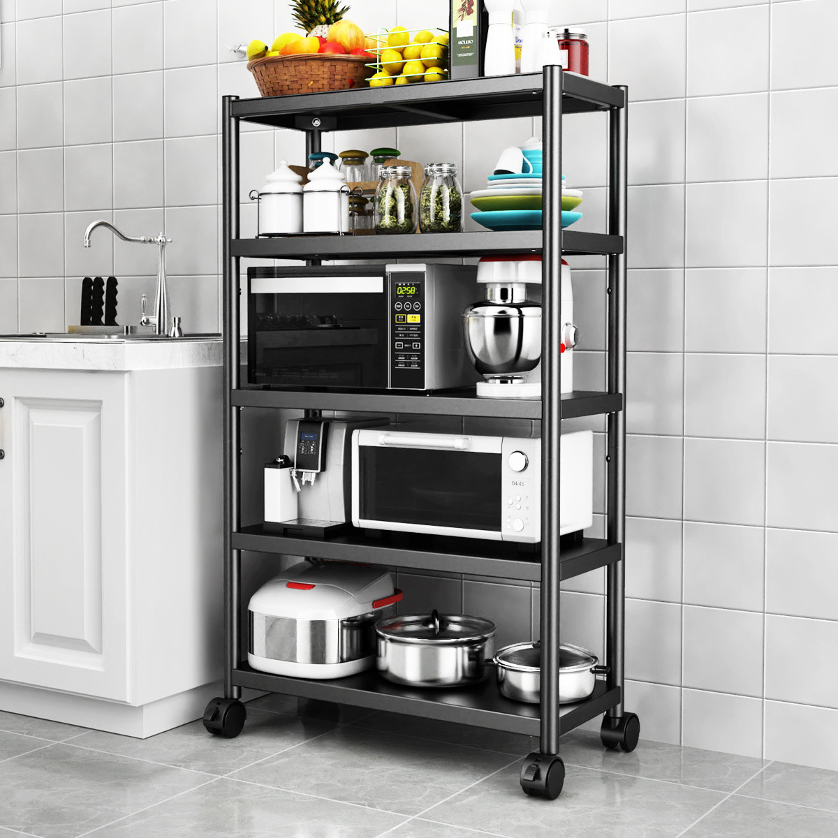 厨房用架子图片大全,食用_大山谷图库