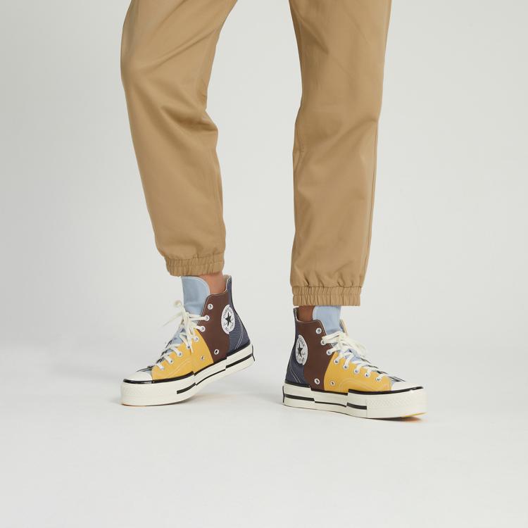Converse Chuck Taylor 70 Plus 2023年新款男女款拼接高帮休闲帆布鞋 In Multi | ModeSens